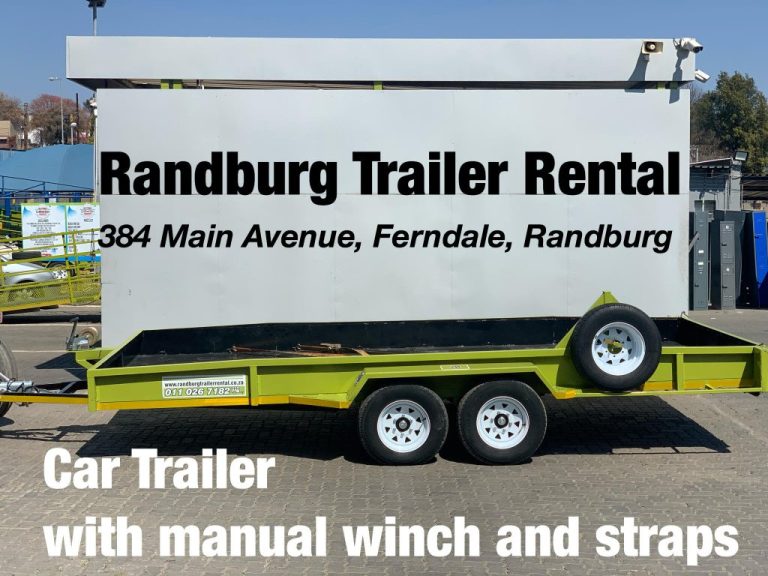 Randburg Trailer Rental – Affordable, Professional Trailer Rental